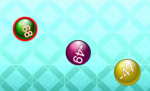 Accessible Number Balls Computer Game